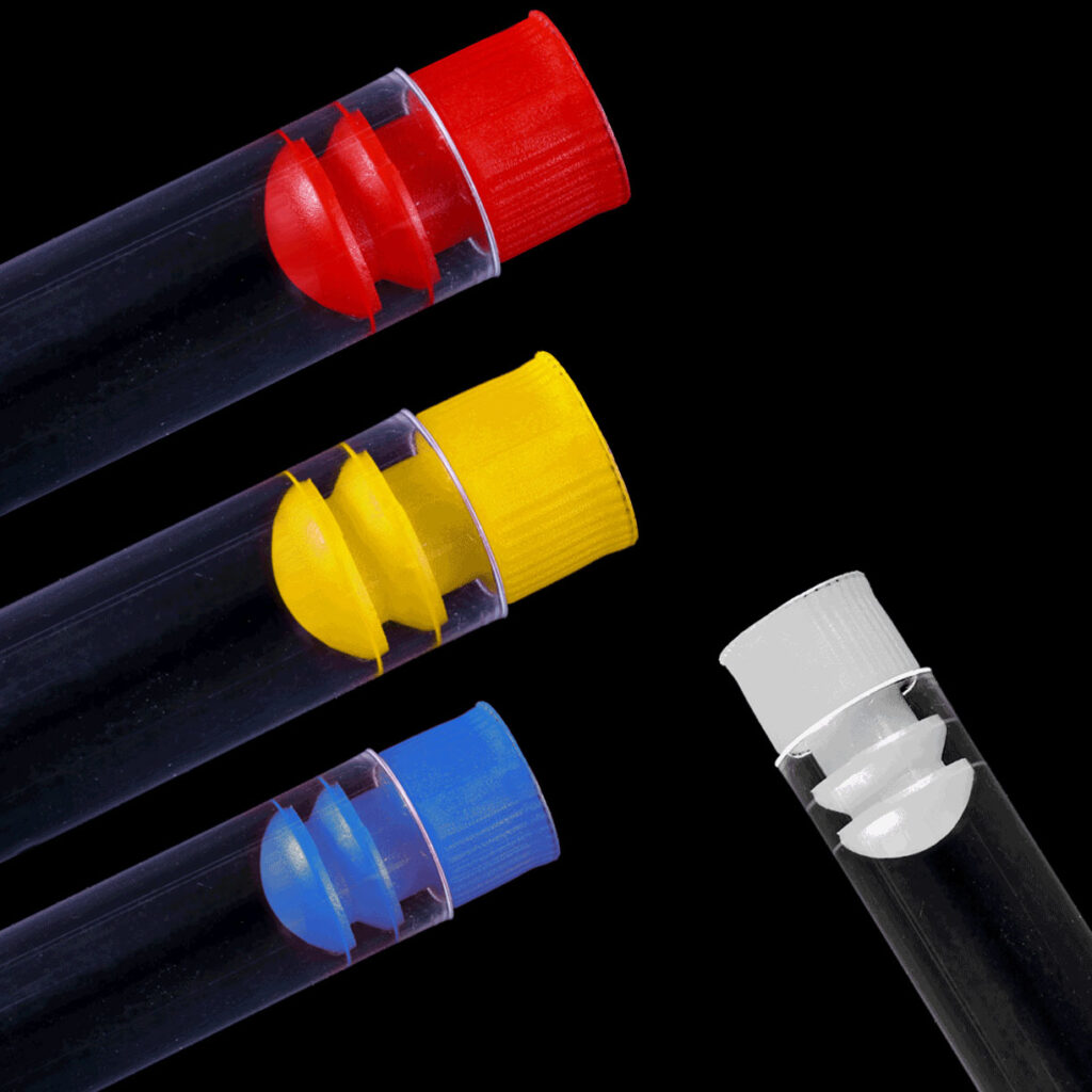 Winged cap for test tubes - Medpip